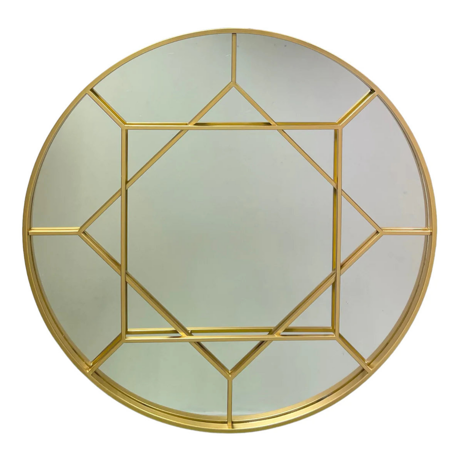 Large Round Gold Mirror – Mirror4you